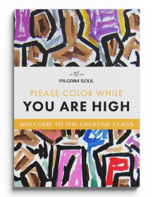 "Please Color While You Are High" - A Creative Adult Coloring Book from ...