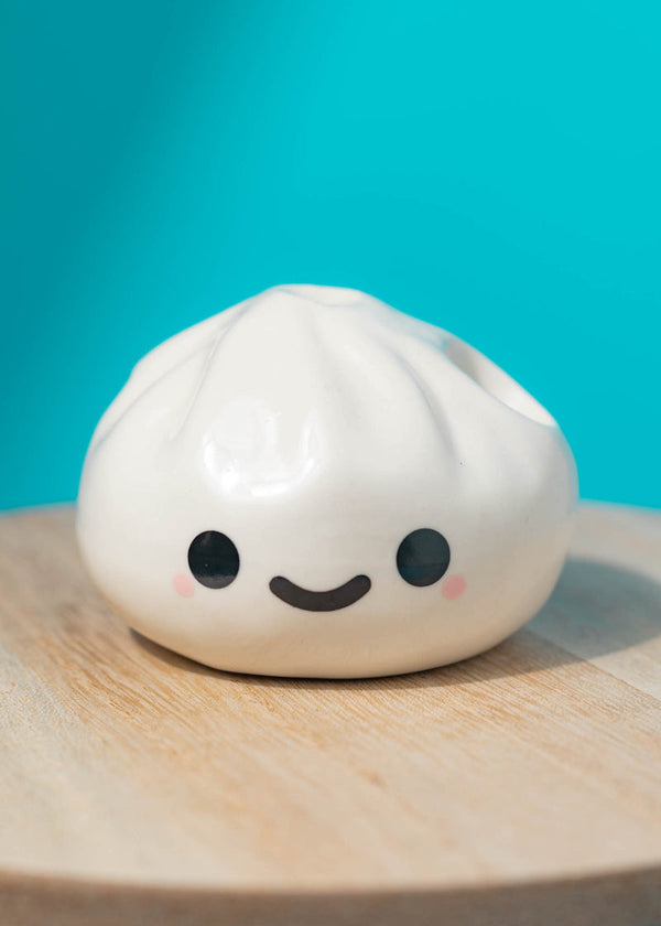 Ceramic Dumpling Pipe – Cute Food-Inspired Smoking Piece - Danu Wellness